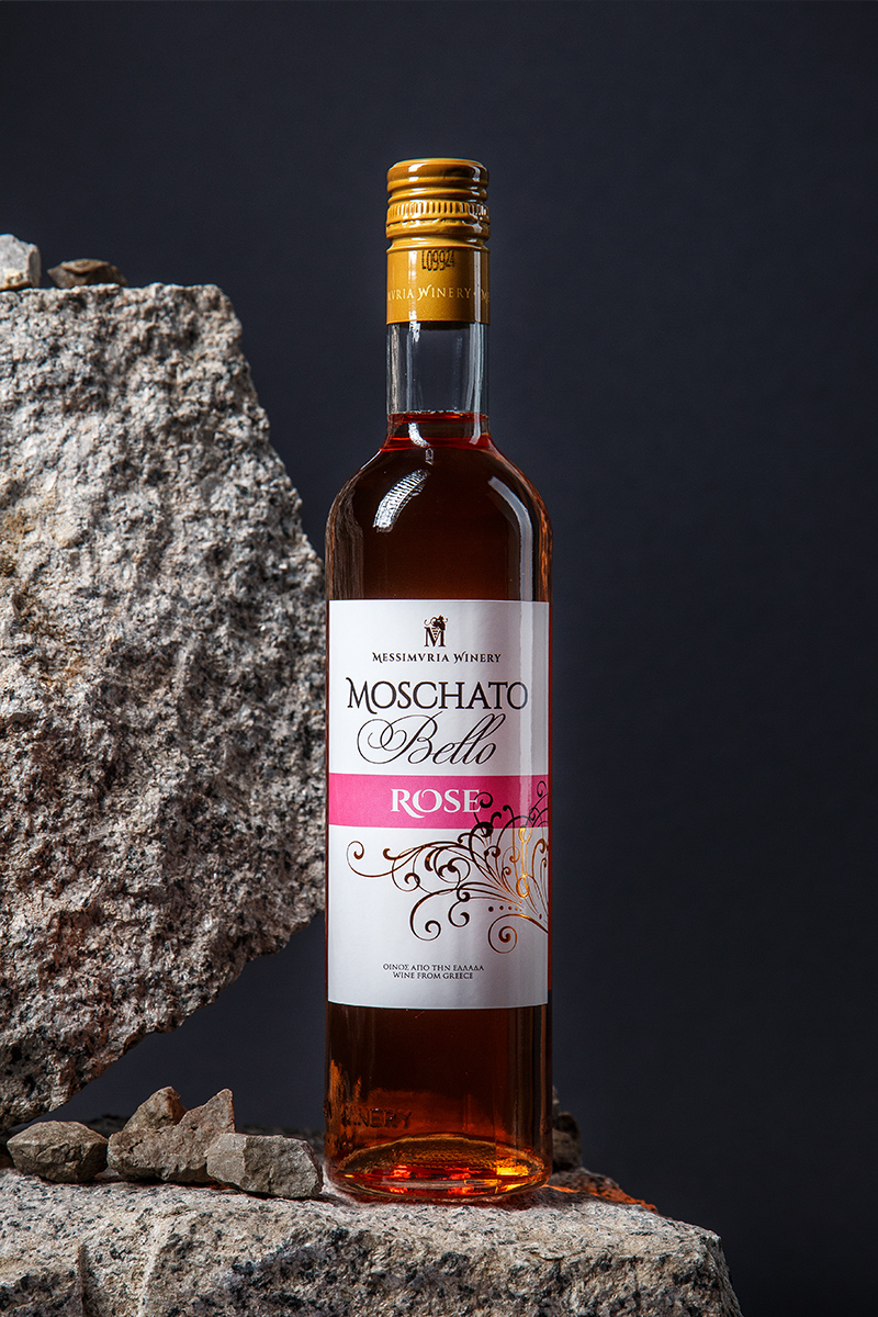 MOSCHATO Bello полусухо вино розе 500 мл. – Anthes & Maria