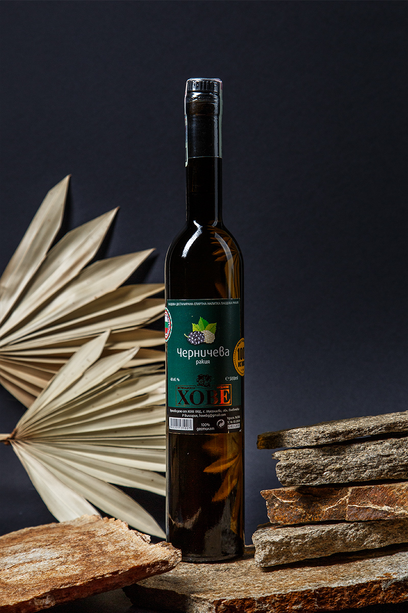Черничева ракия 500 мл. – ,,Хове” Муселиево – Anthes & Maria